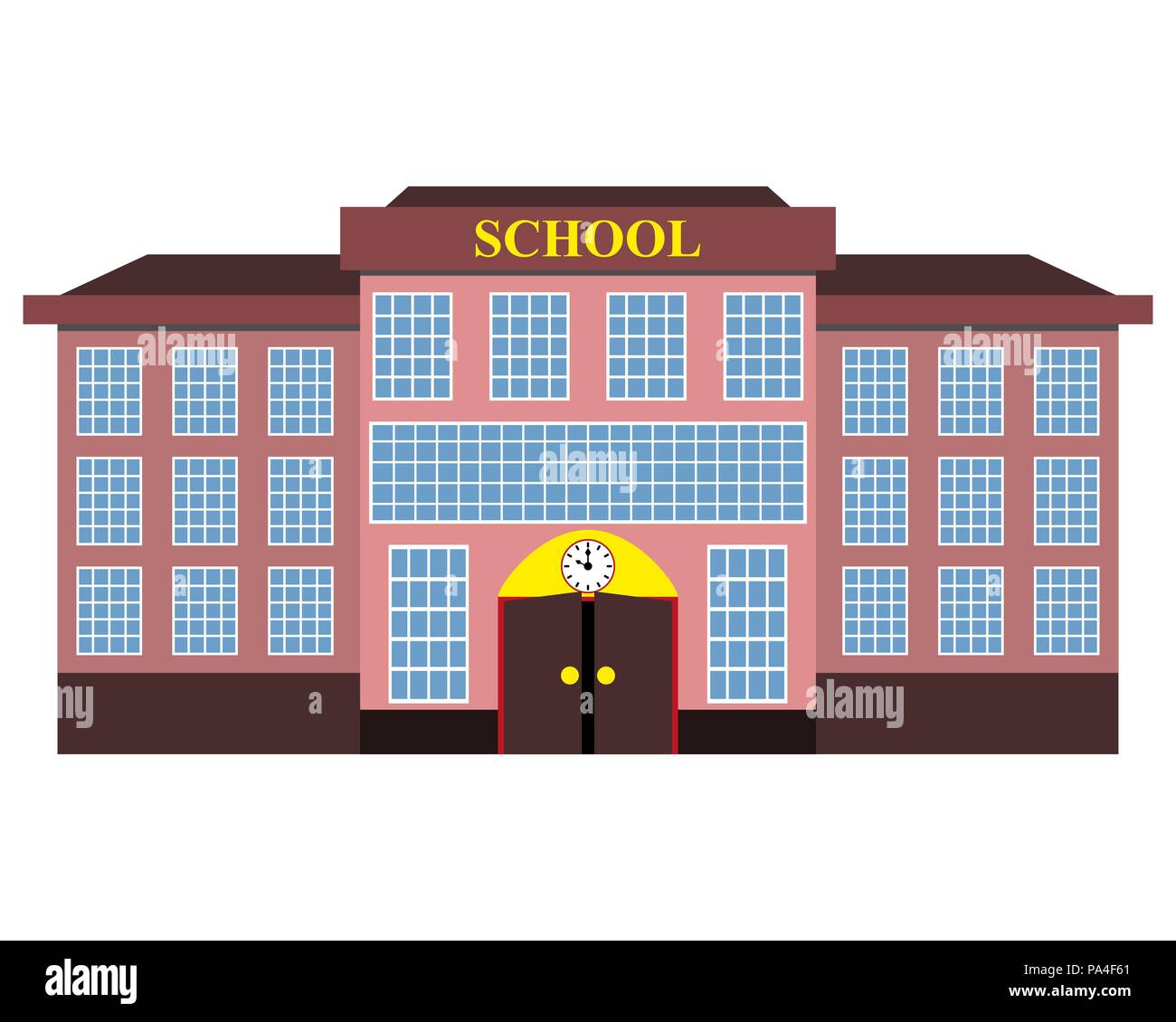 School Building Vector