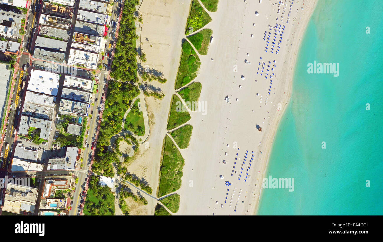 Birds eye view downtown miami hi-res stock photography and images - Alamy