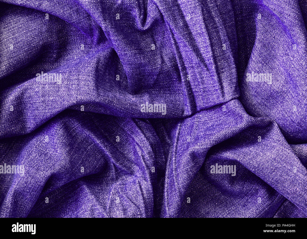 Violet wrinkled texture hi-res stock photography and images - Alamy