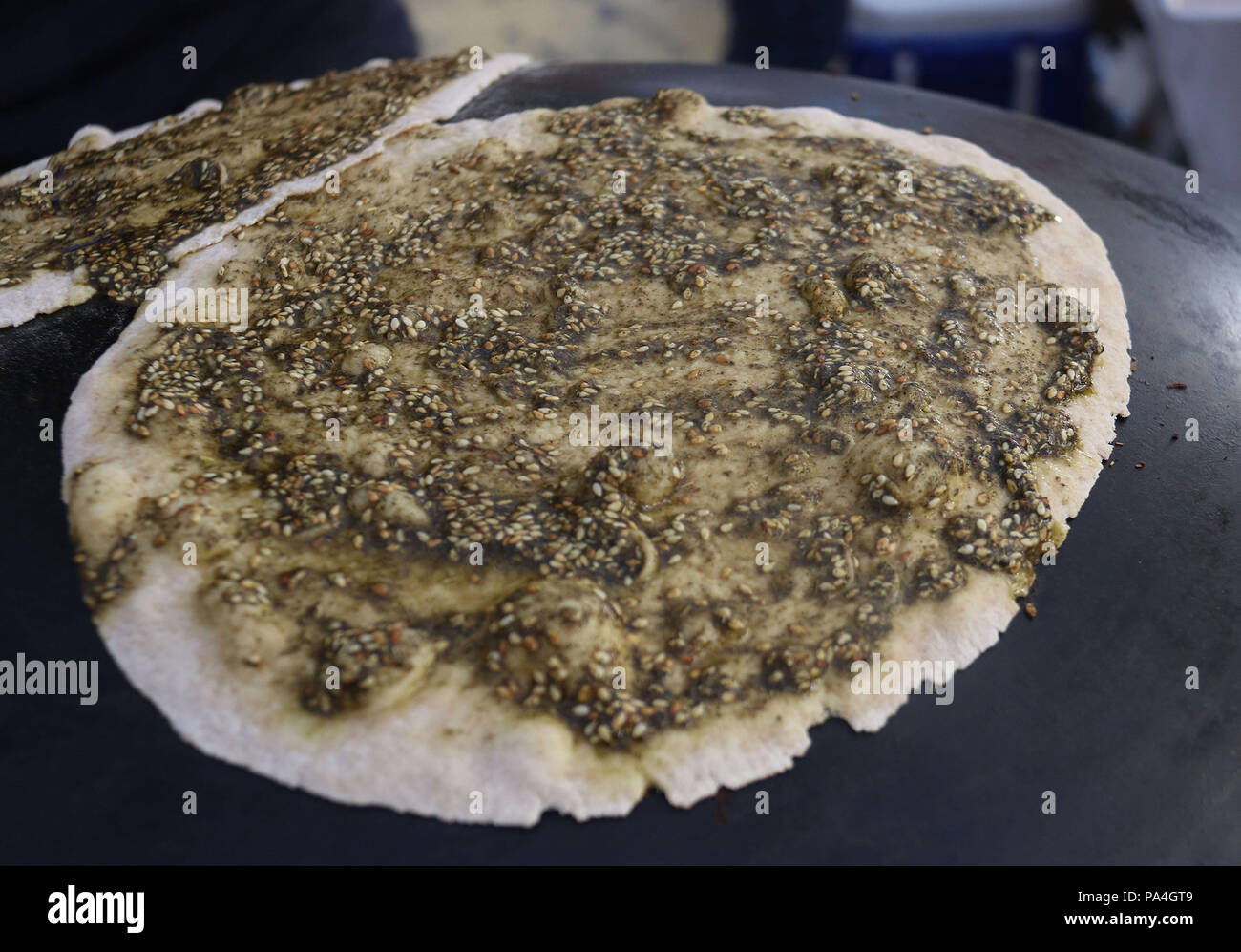 Maneesh bread lebanon hi-res stock photography and images - Alamy