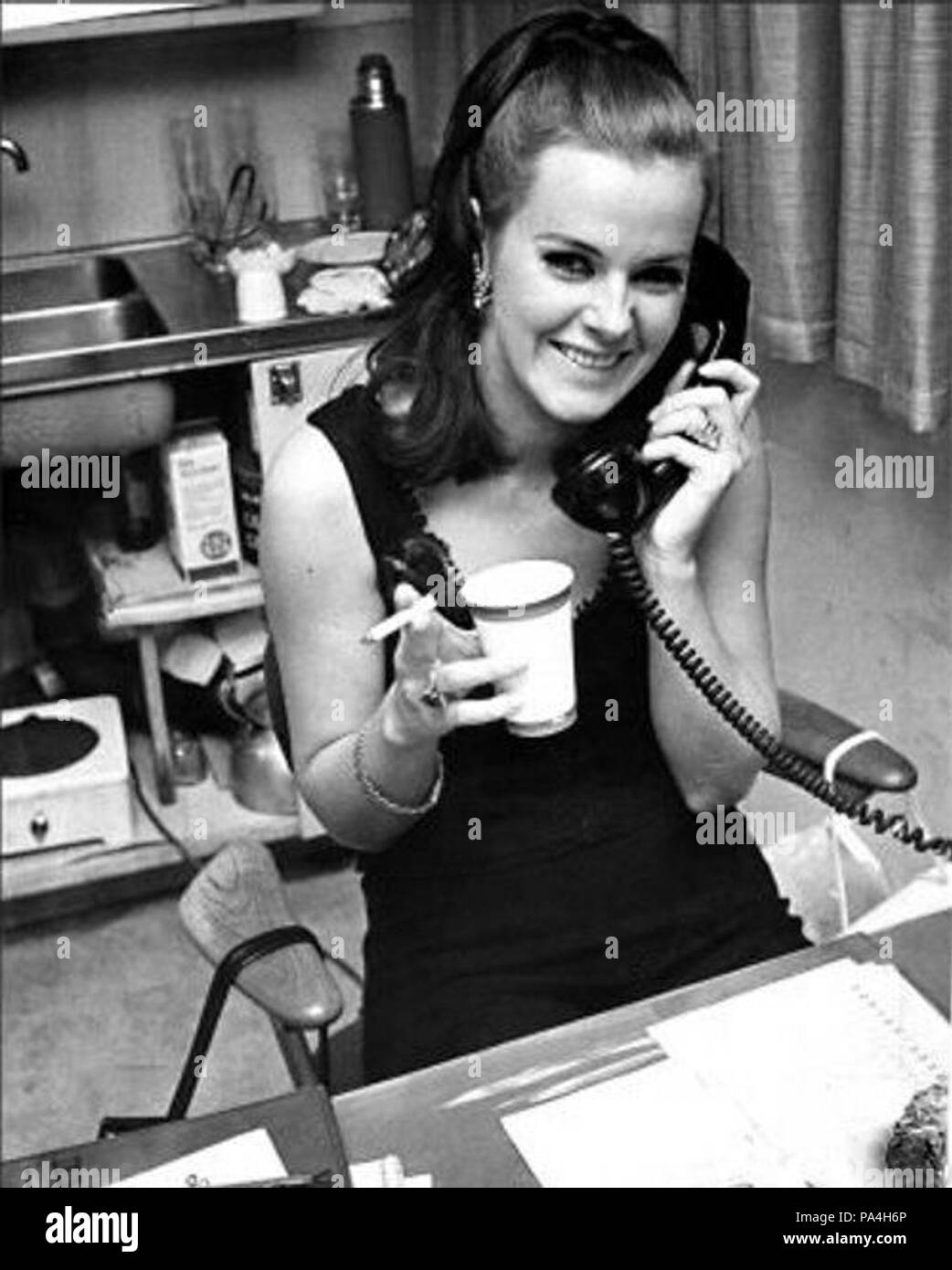 20 Anni Frid Lyngstad on Expressen 4 September 1967 Stock Photo - Alamy