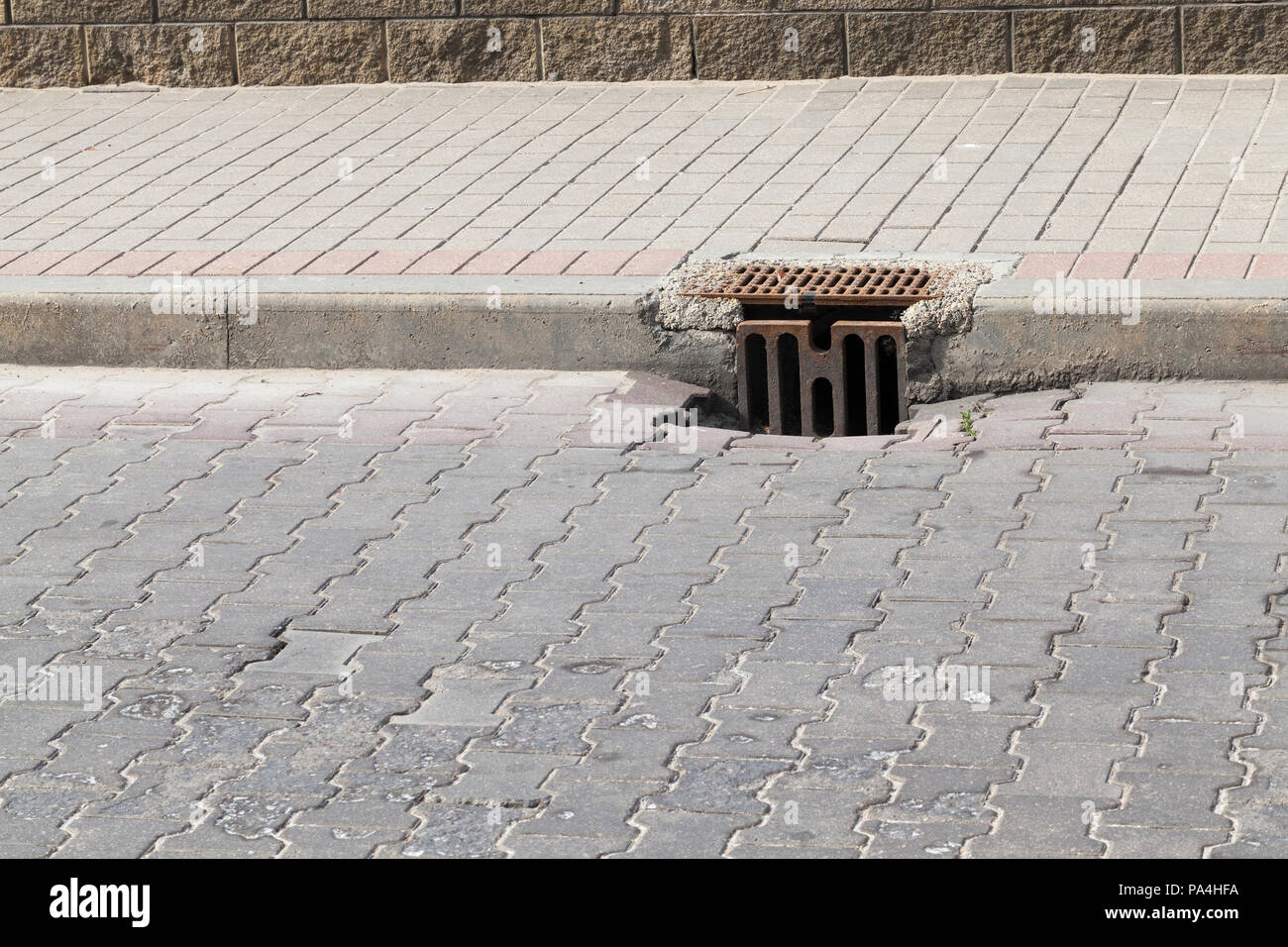 Concrete drain tile hi-res stock photography and images - Alamy