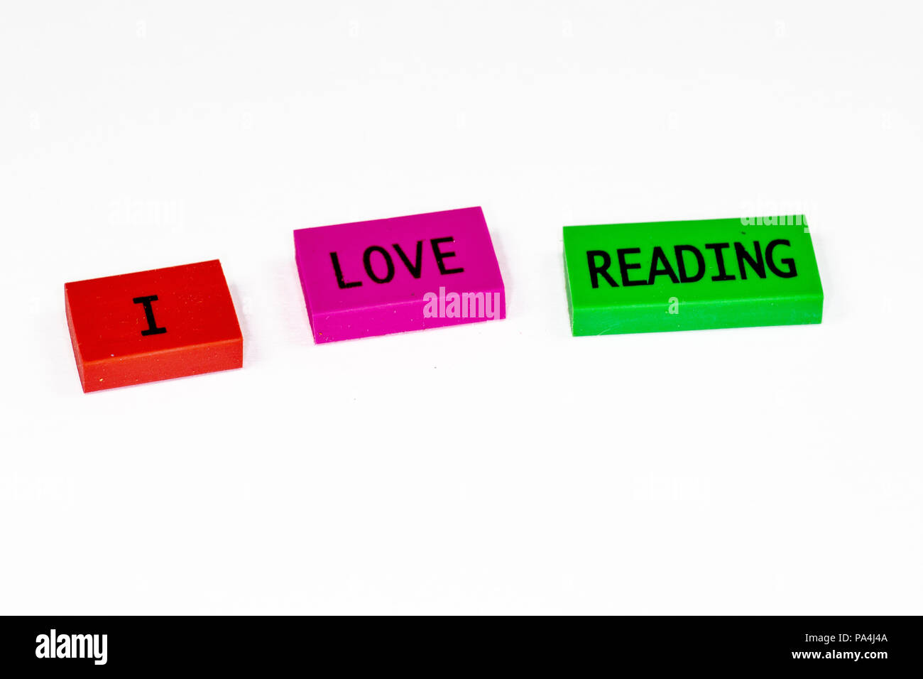 Student in class reading Cut Out Stock Images & Pictures - Alamy