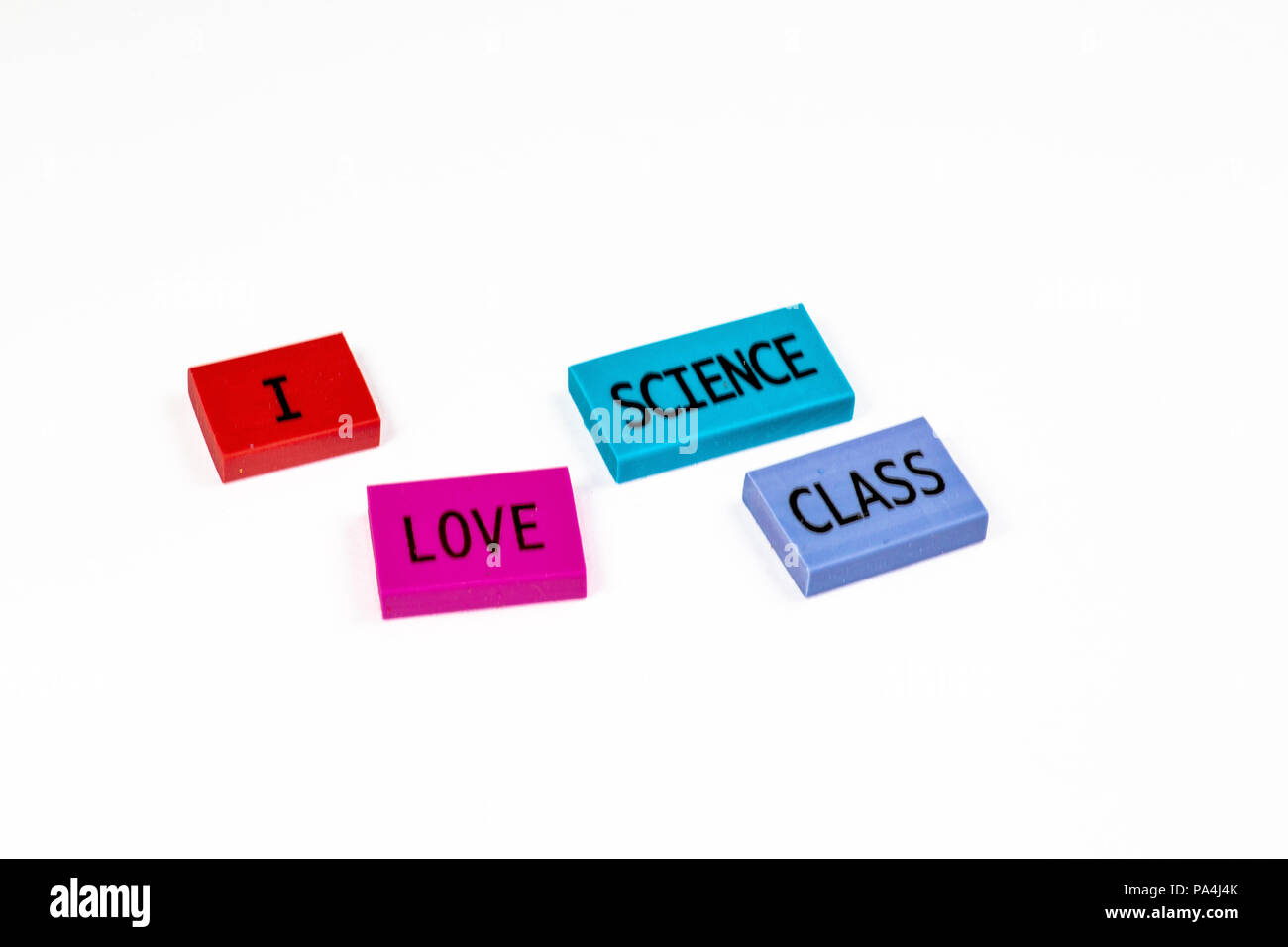 The joy of the first day of school expressed in blocks, I love science ...