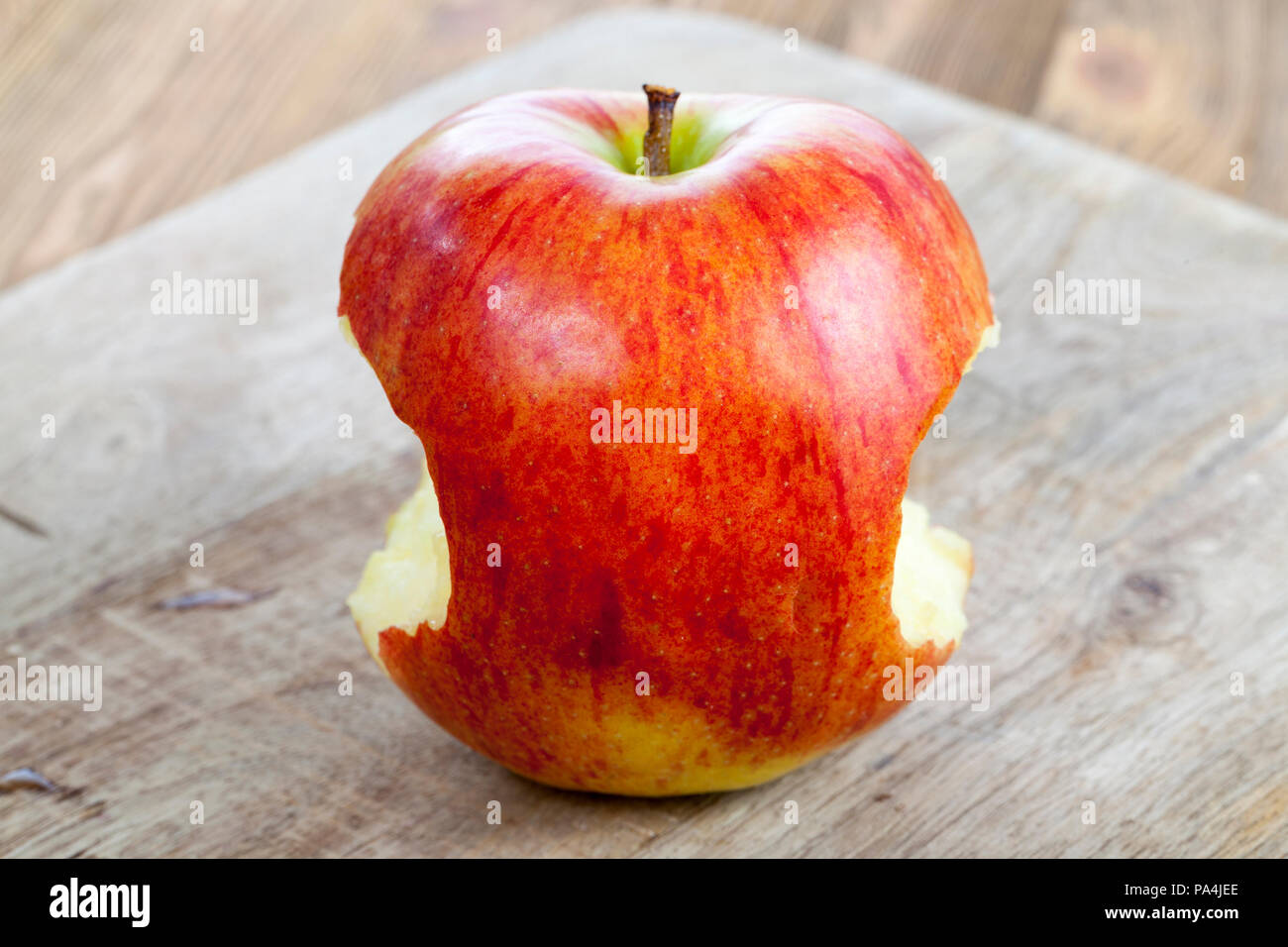 Bitten apple table hi-res stock photography and images - Alamy