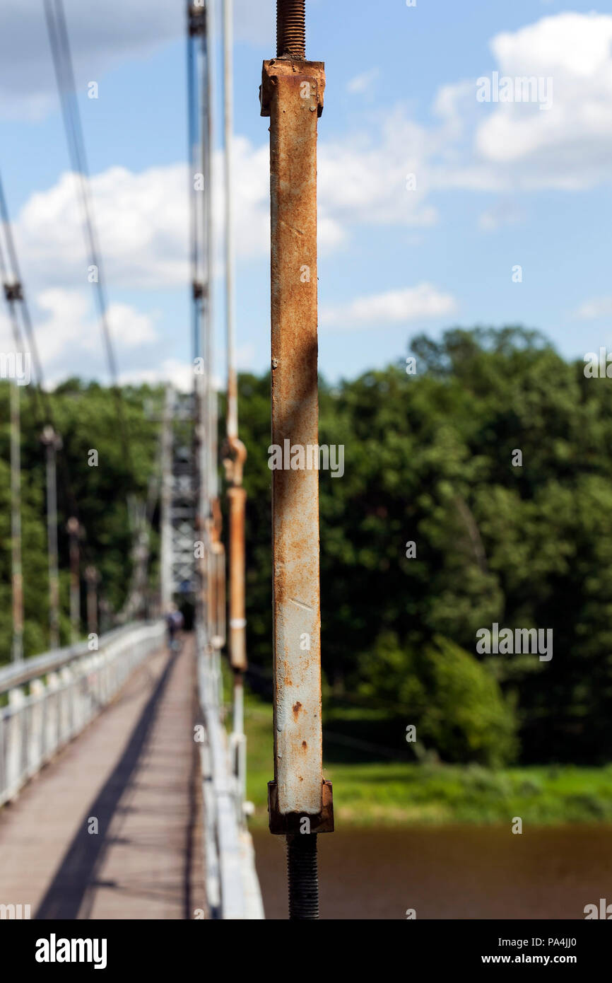 rusting part of the metal structure, providing the functioning and ...
