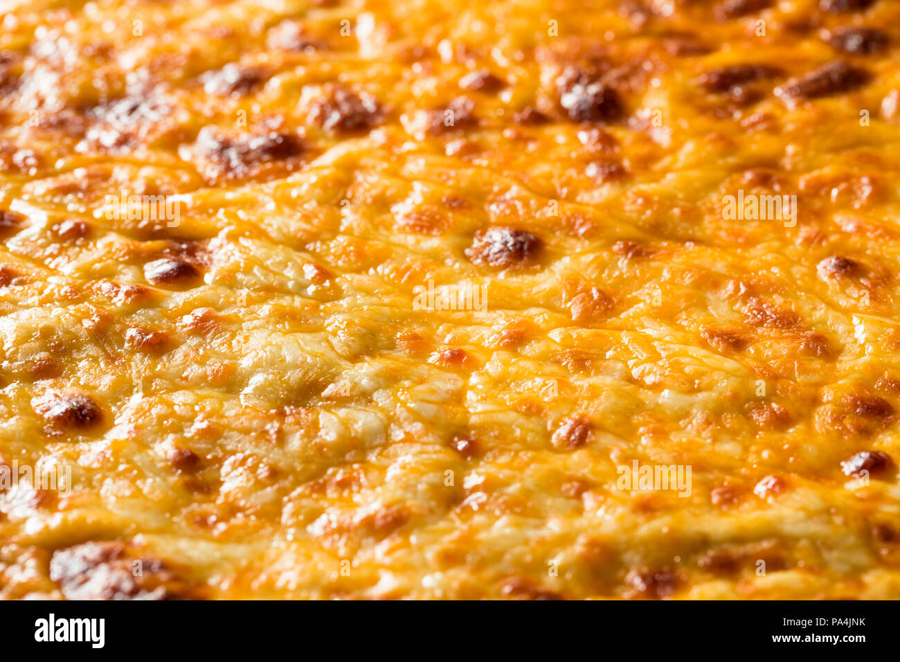 Homemade Greasy New York Cheese Pizza Ready to Eat Stock Photo - Alamy