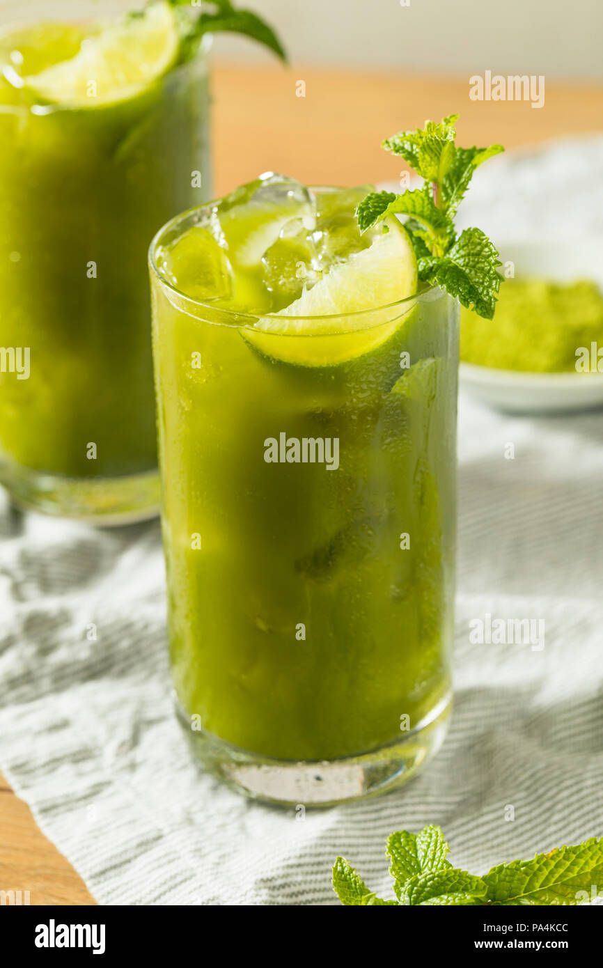 Lime green tea hi-res stock photography and images - Alamy