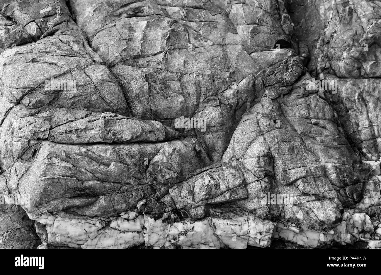 Big stone texture Black and White Stock Photos & Images - Alamy