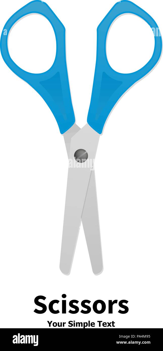 Vector illustration realistic scissors Stock Vector Image & Art - Alamy