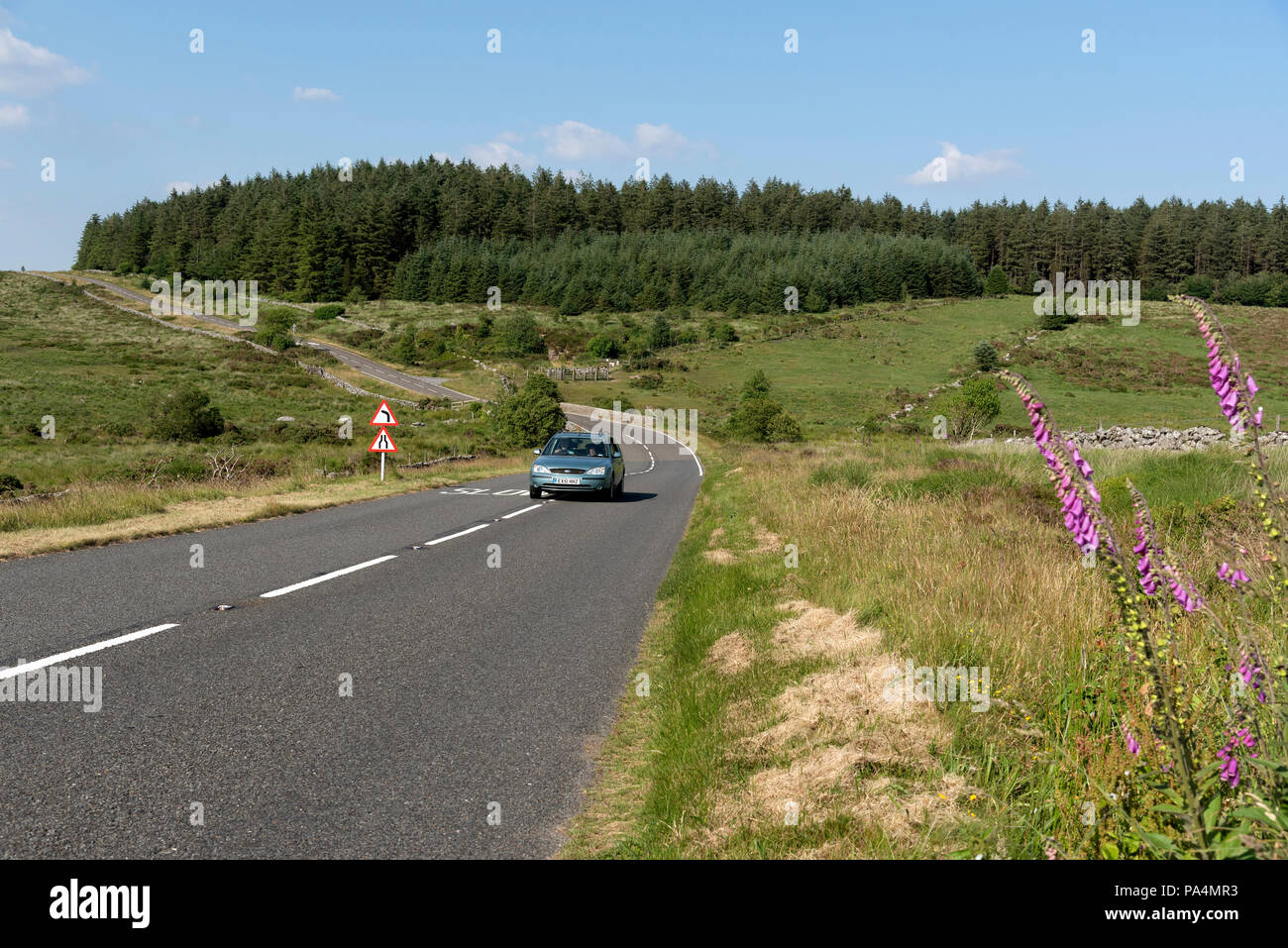 Car driving in dartmoor national hi-res stock photography and images ...