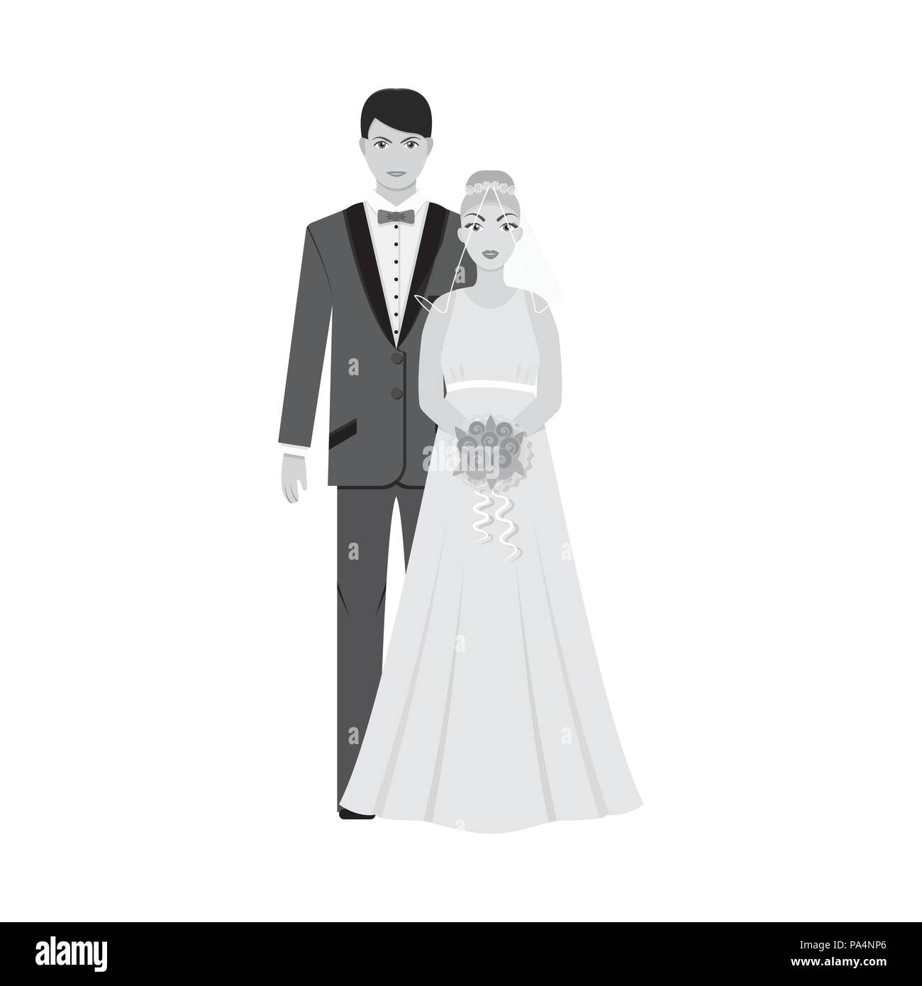 background,bouquet,bridal,bride,card,celebration,character,couple,cute ...