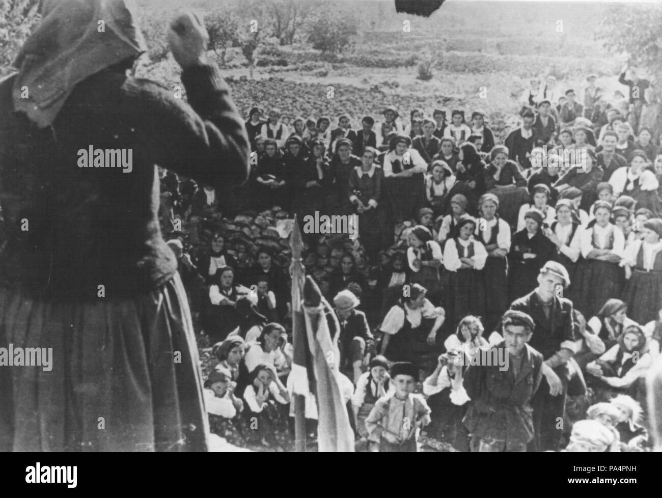 Post rally Black and White Stock Photos & Images - Alamy