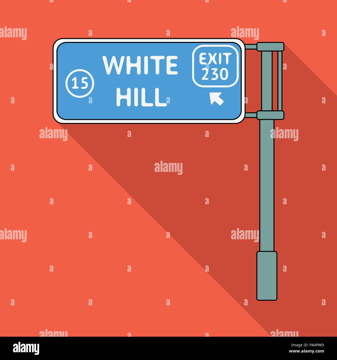 Sign single icon in flat style.Sign vector symbol stock illustration ...