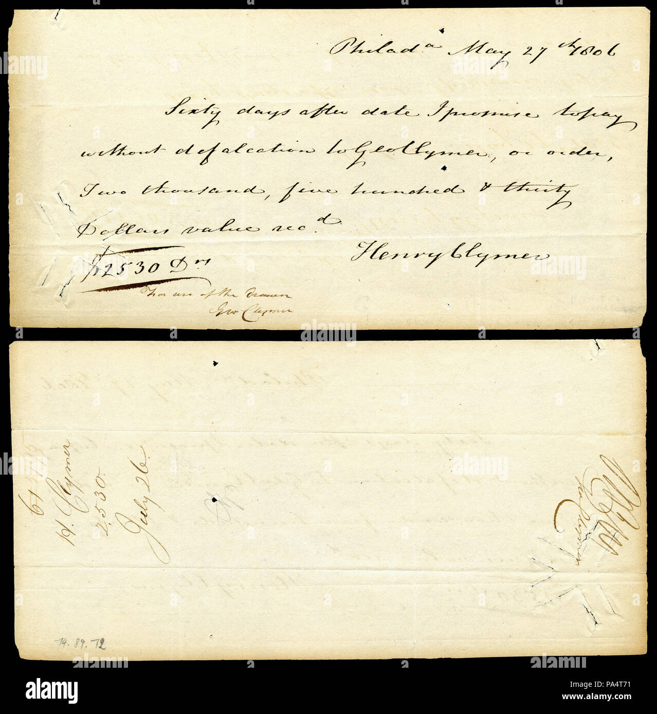 George clymer hi-res stock photography and images - Alamy