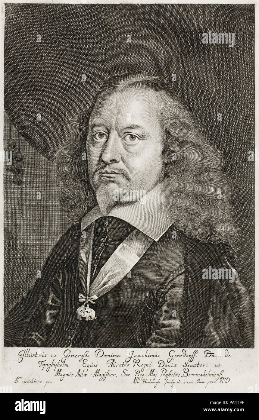 Inv. Nr: 2771 204 Porträtt av Joakim Gersdorff till Tundbyholm, riksråd ...