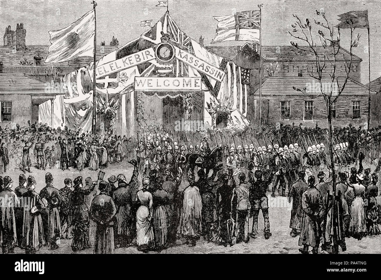 Battle war scene 19th century egypt egyptian hi-res stock photography ...