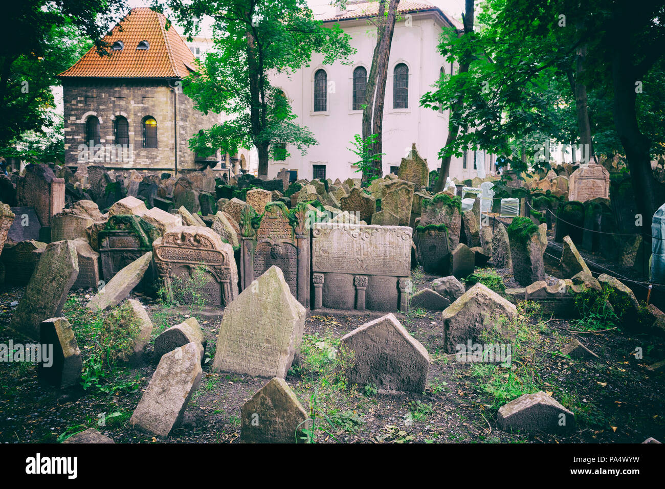 Prague - Jewish Town - Czech Republic Stock Photo - Alamy