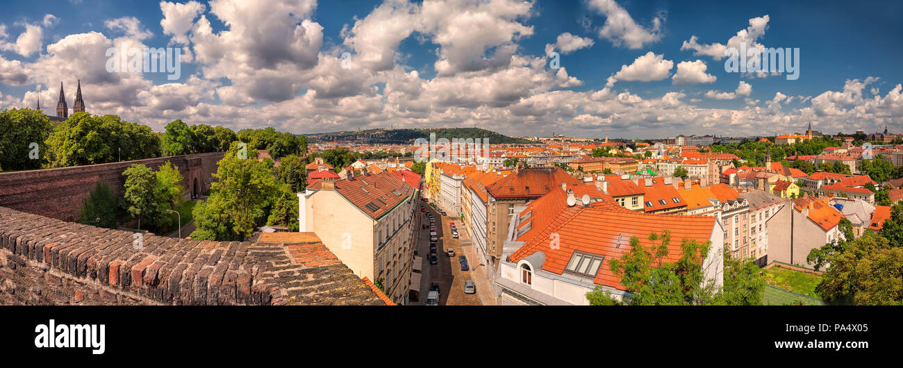 Prague, landscape - Czech Republic Stock Photo - Alamy