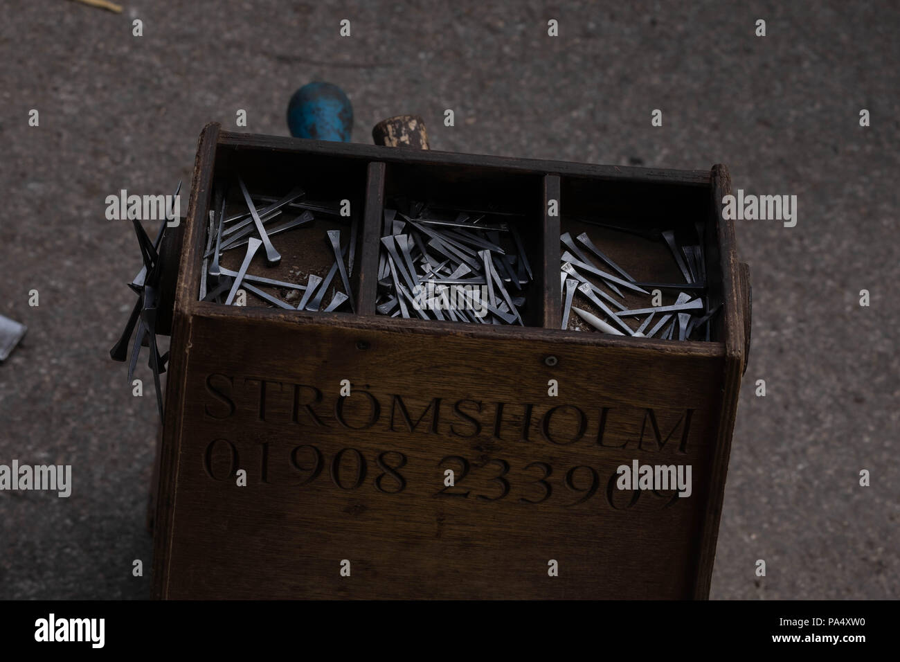 blacksmith tool box Stock Photo - Alamy