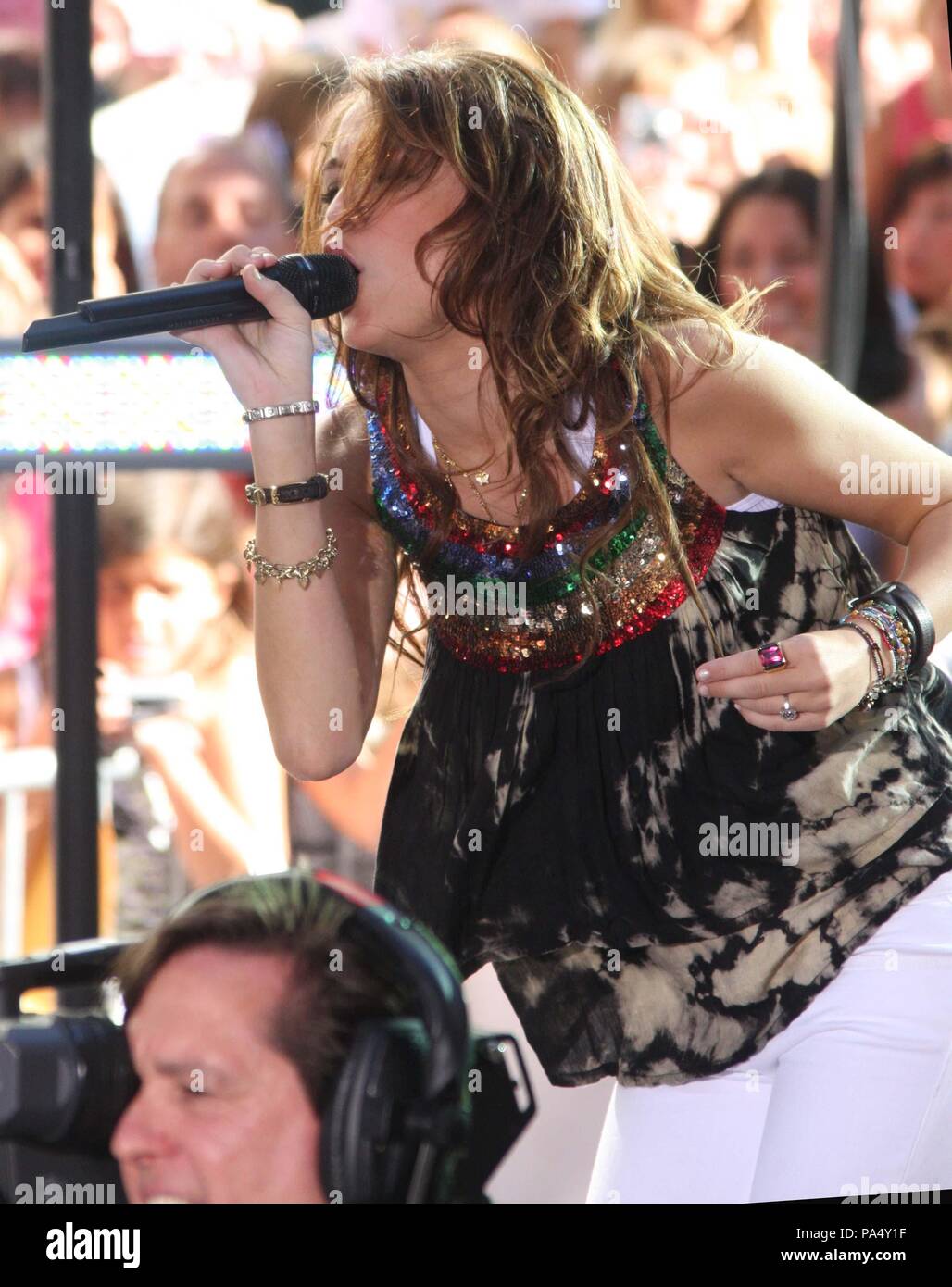 Miley Cyrus 2008 Photo By John Barrett/PHOTOlink.net Stock Photo - Alamy