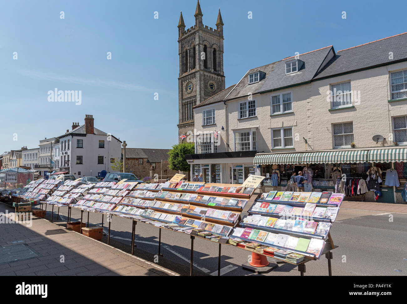 Market day honiton devon uk hi-res stock photography and images - Alamy