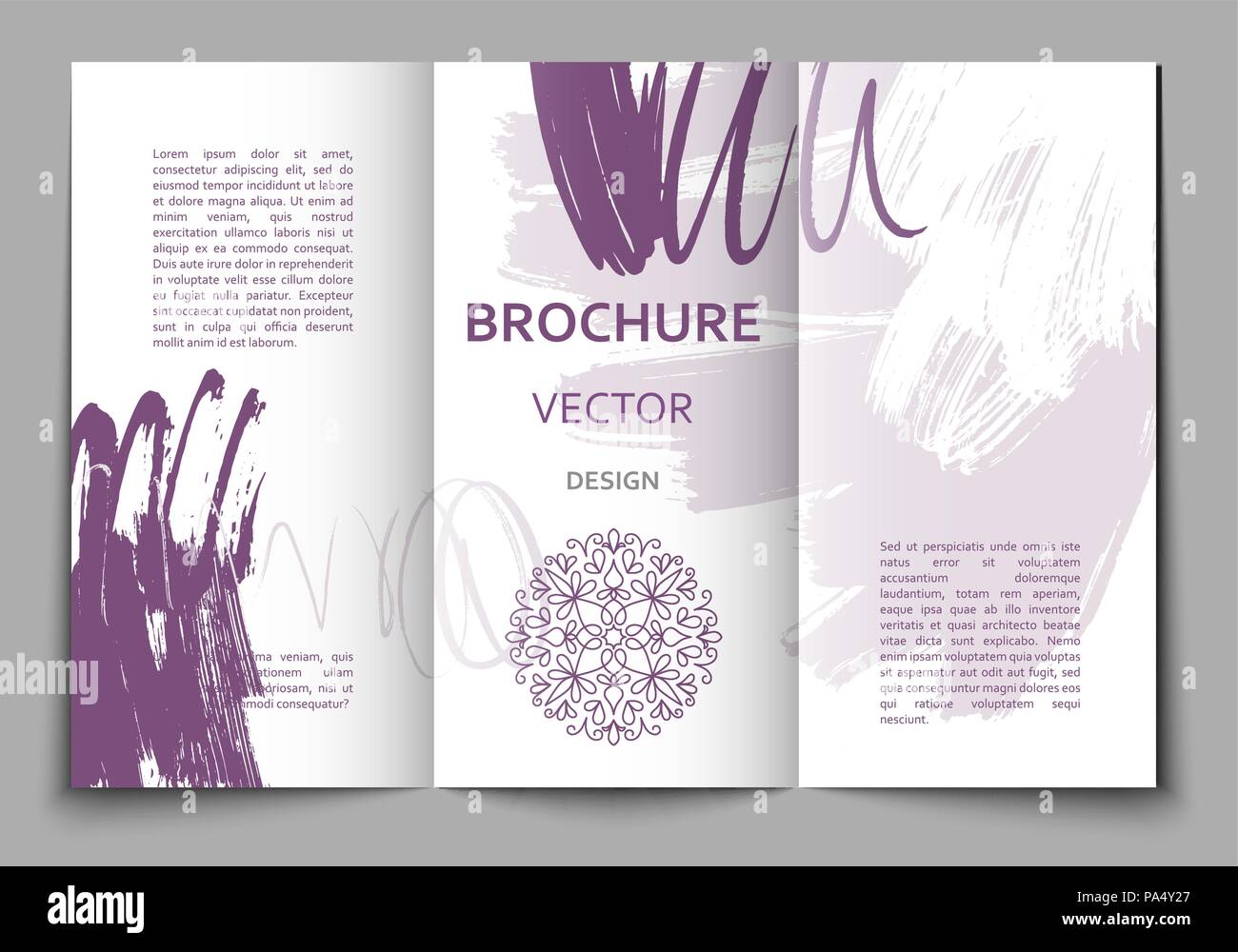 Brochure design template Stock Vector Image & Art - Alamy