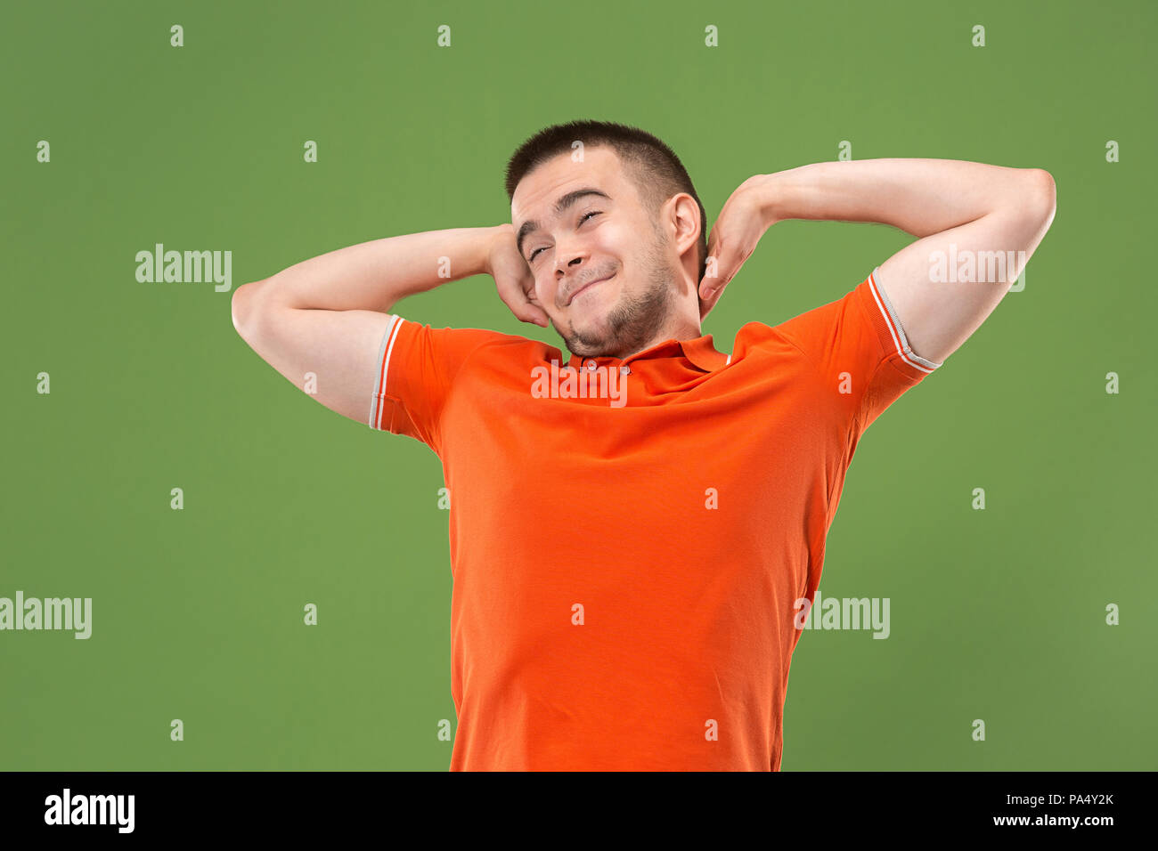 Beautiful bored man Stock Photo - Alamy