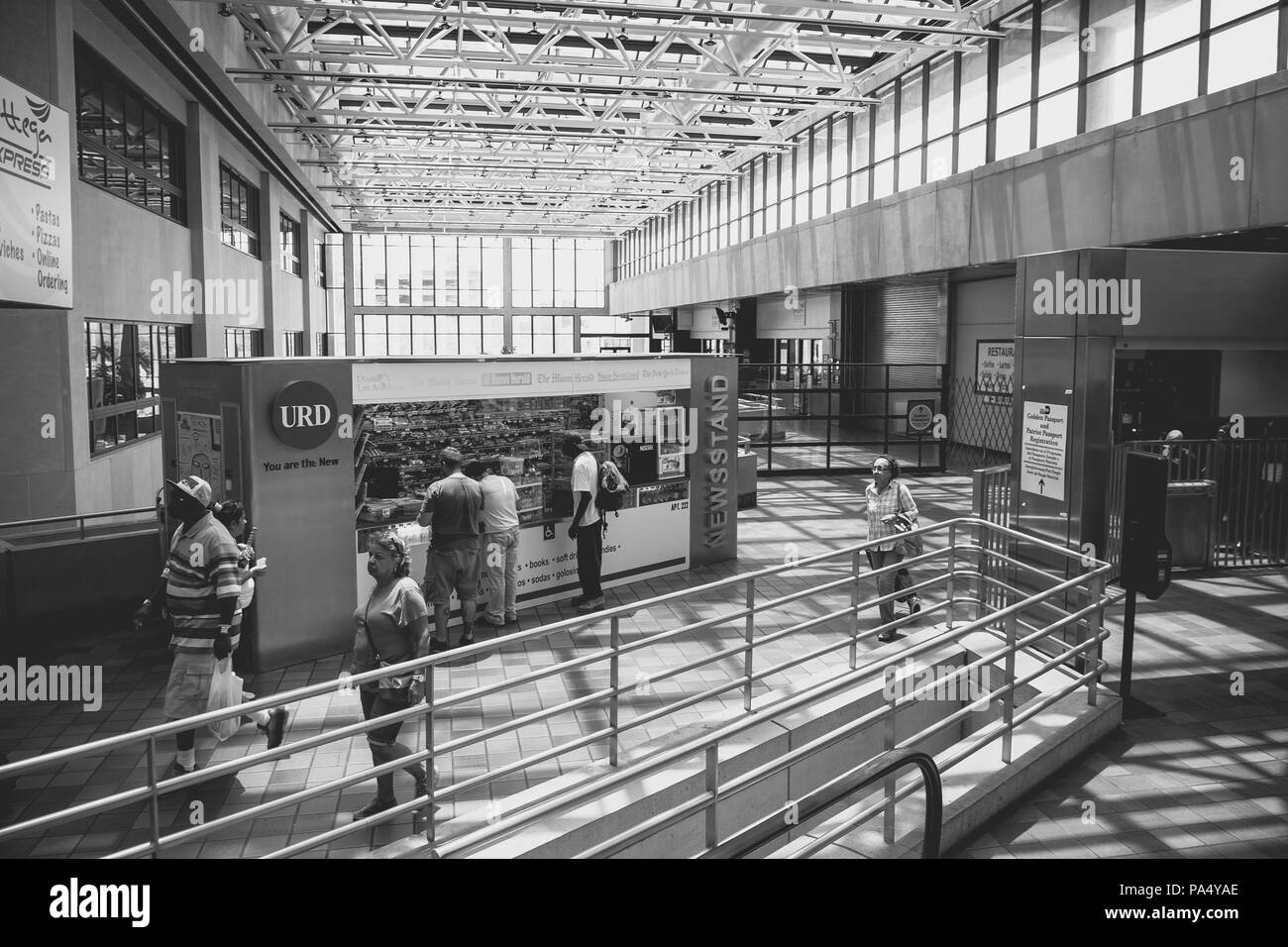 The inside of the Government Center Metro Rail Station in Downtown ...