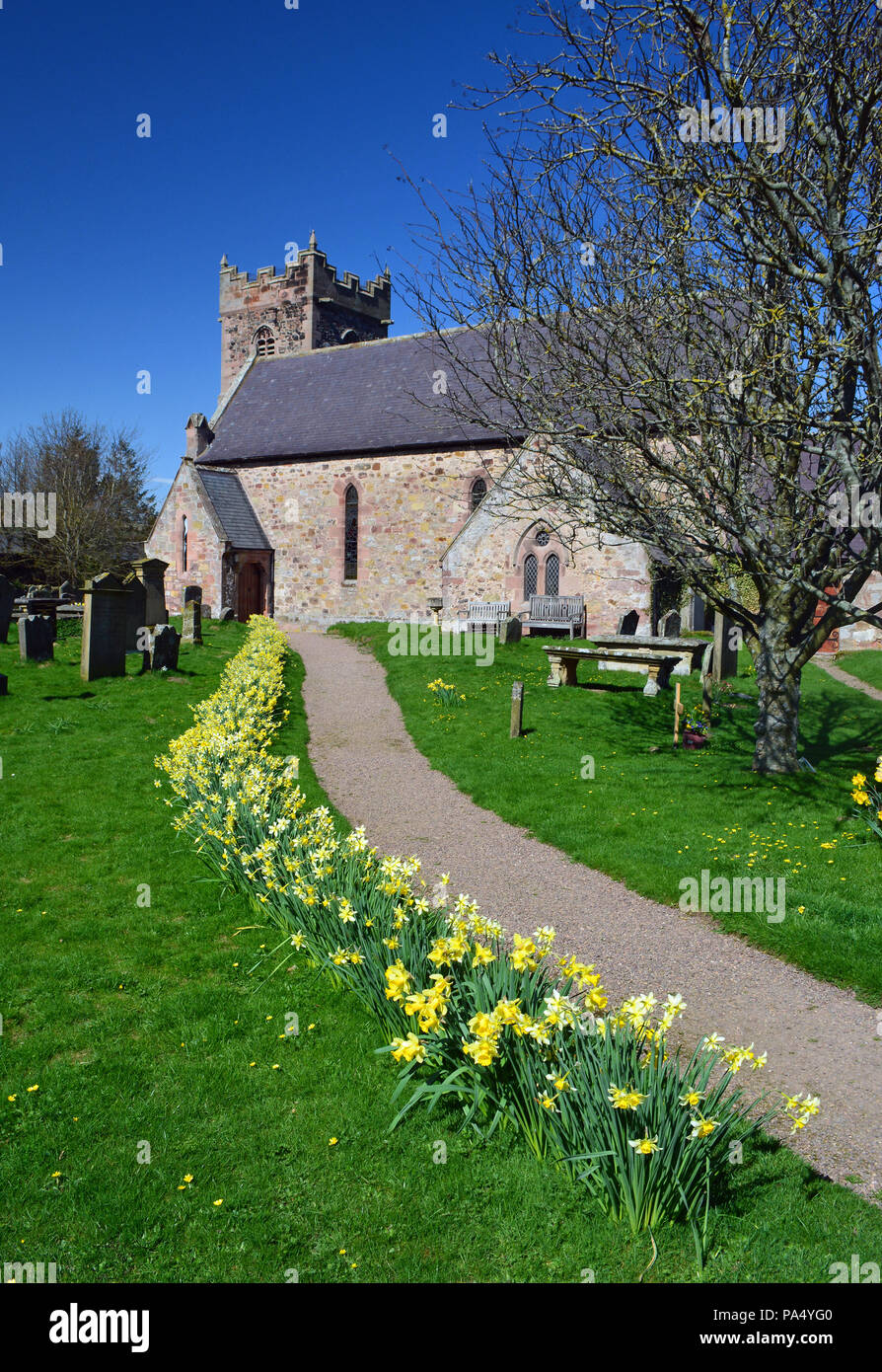 Kirknewton Church, Northumberland Stock Photo - Alamy
