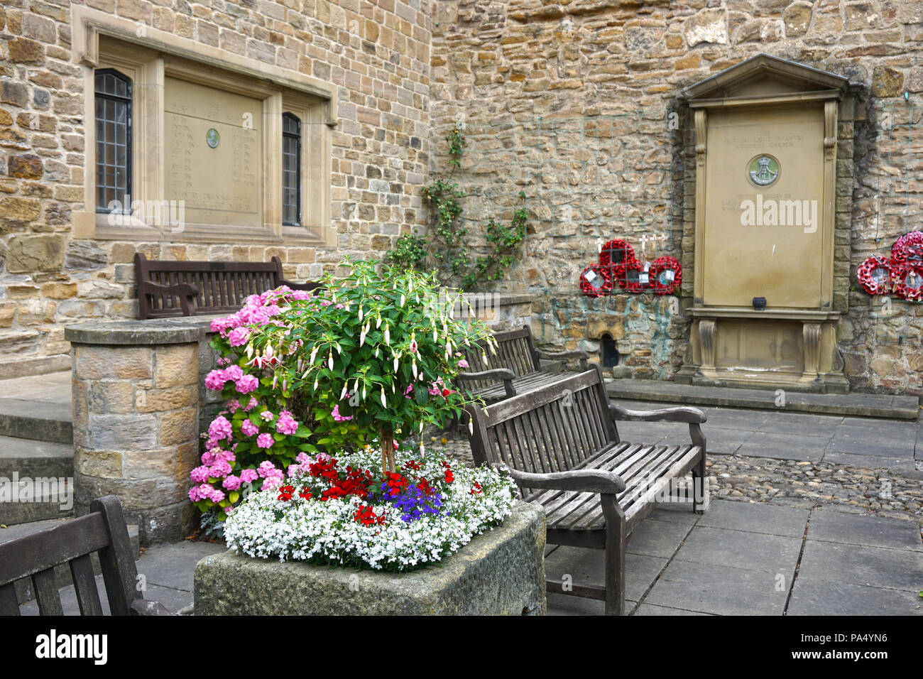 Durham Light Infantry Army Regiment DLI Memorial Gardens County Durham ...