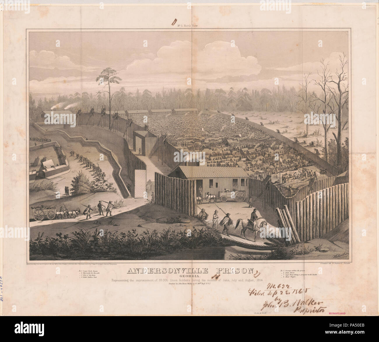 Andersonville prison hi-res stock photography and images - Alamy