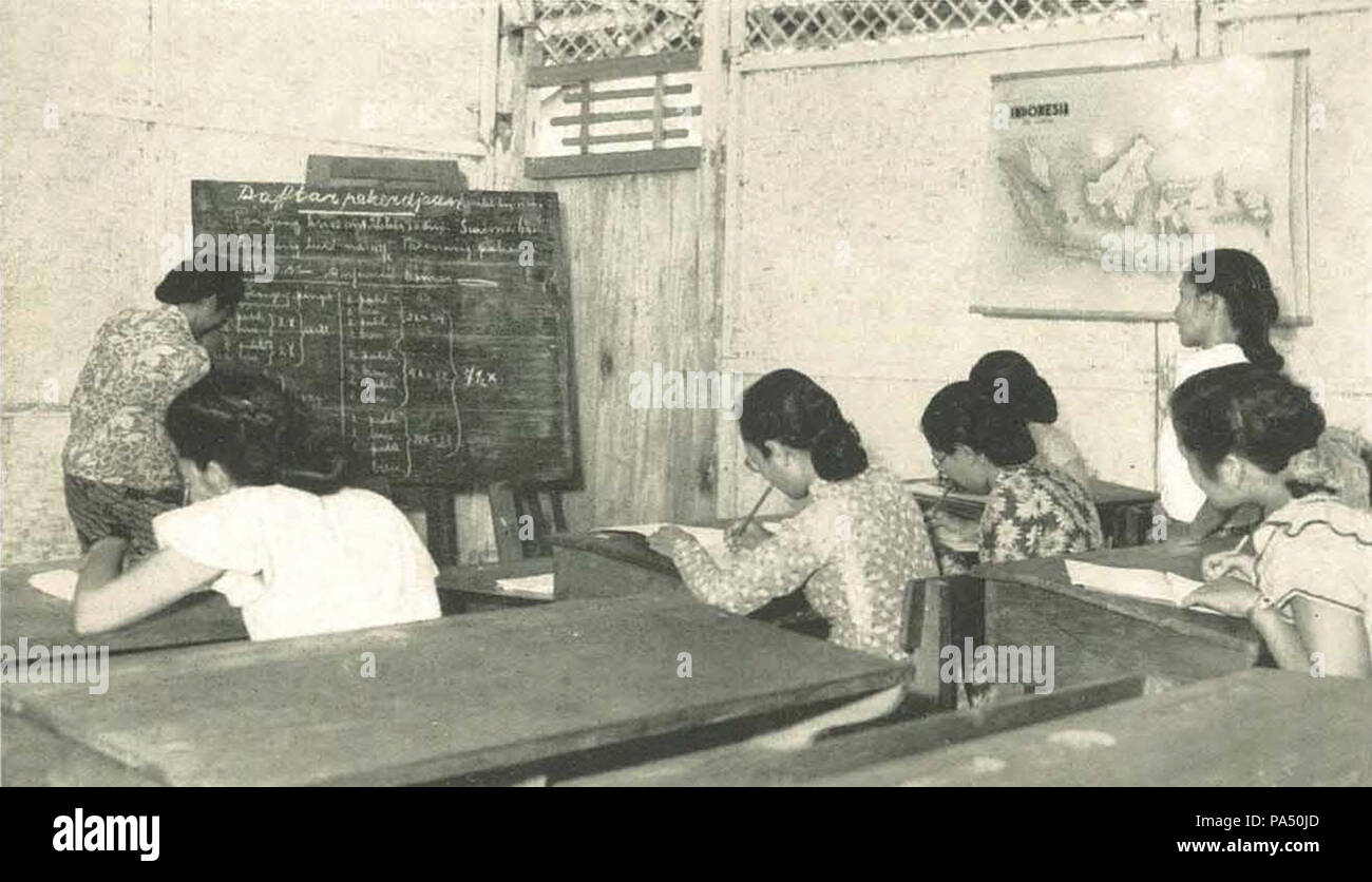 332 Woman teaching class, Wanita di Indonesia p74 (Komisariat Agung ...