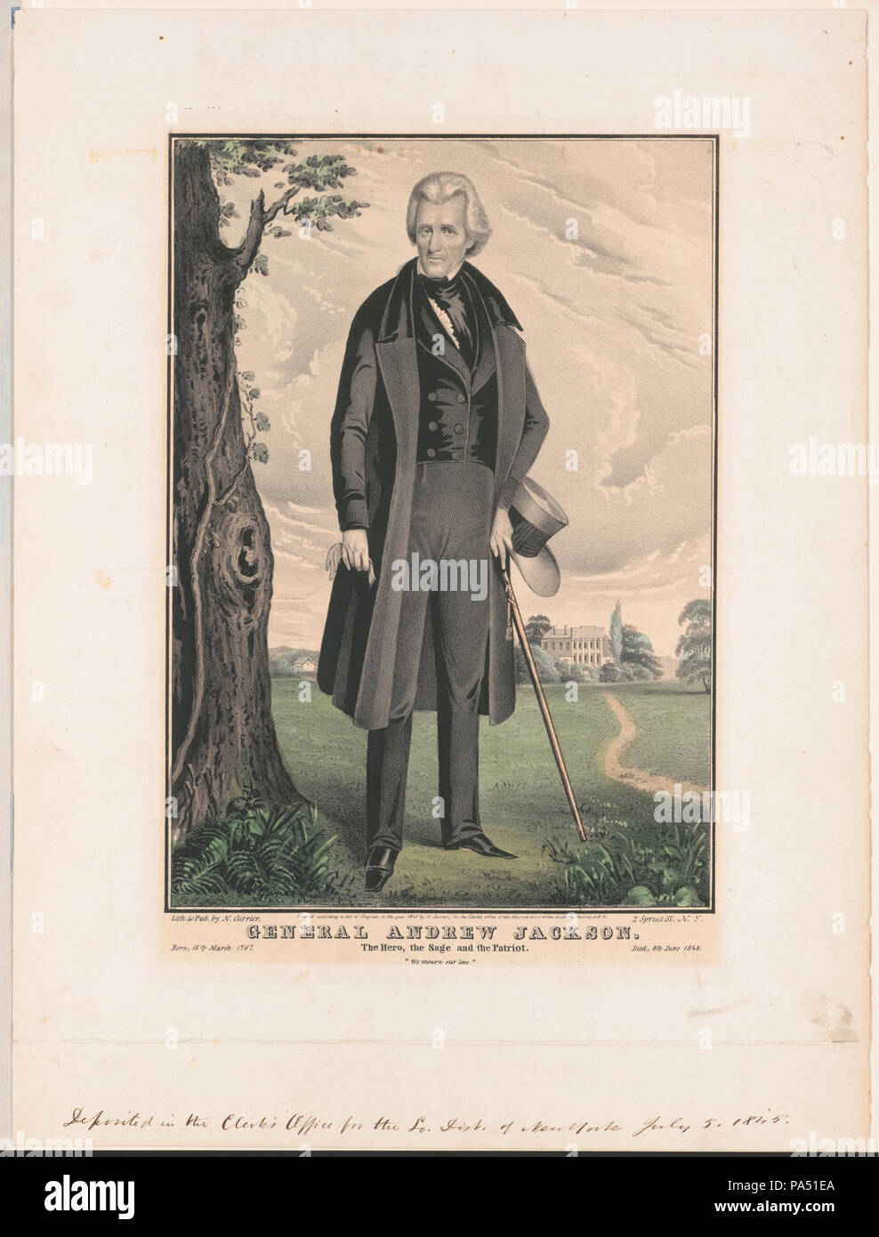 General andrew jackson hi-res stock photography and images - Alamy