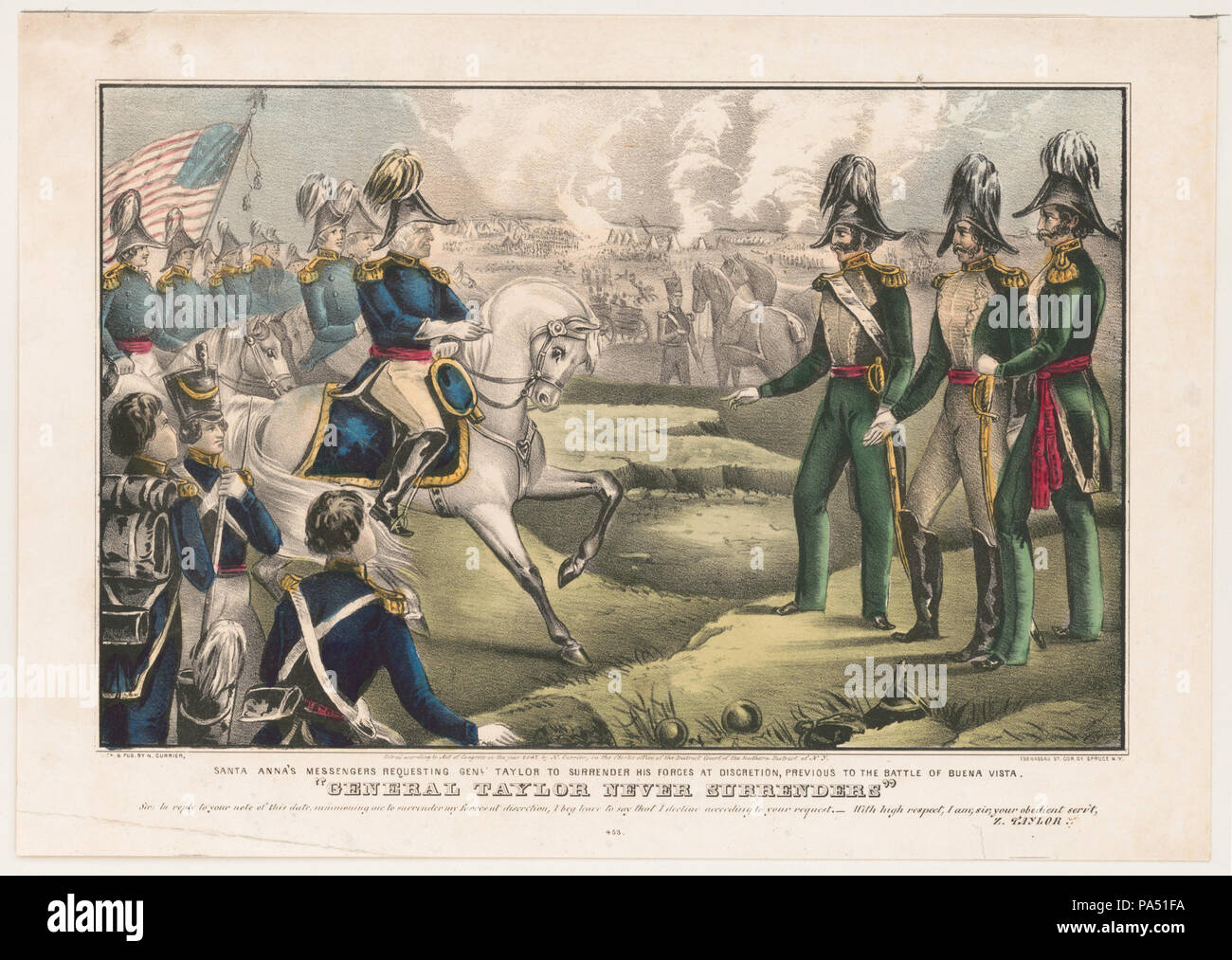 Santa anna surrender hi-res stock photography and images - Alamy