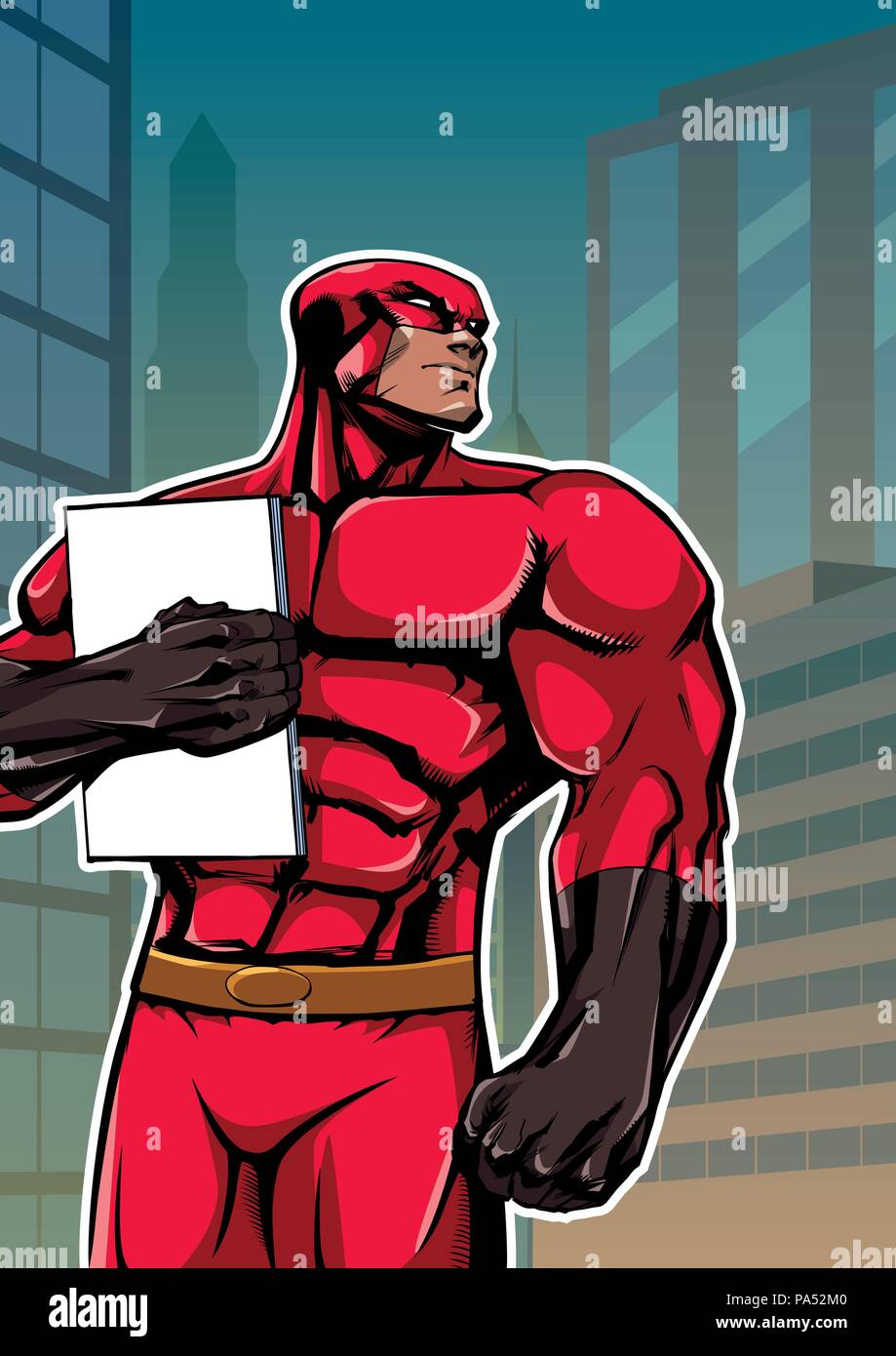 Comic strip hero Stock Vector Images - Alamy