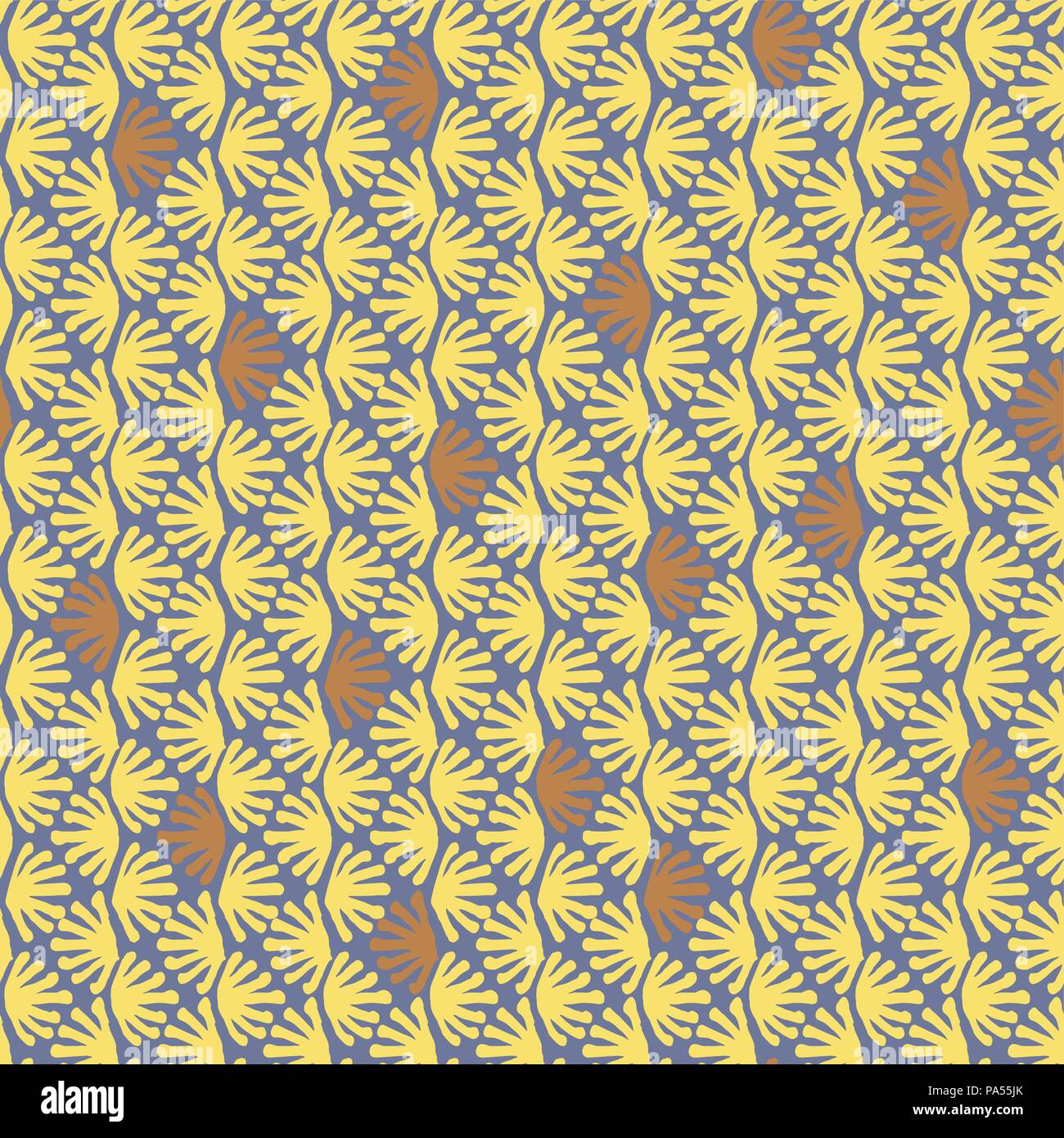 Vector seamless floral tile yellow and pink pattern Stock Vector Image ...