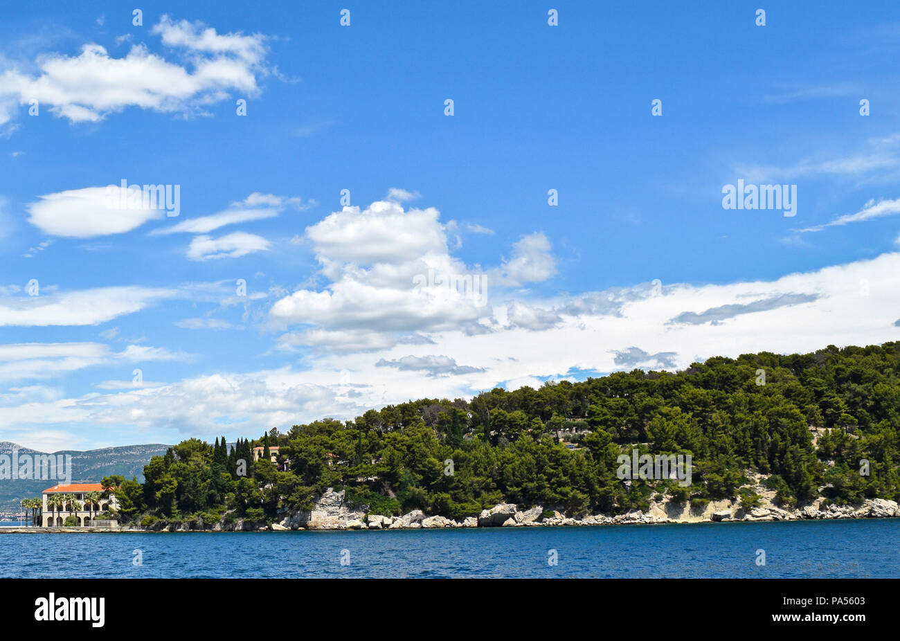 Mediterranean sea at Split in Croatia Stock Photo - Alamy