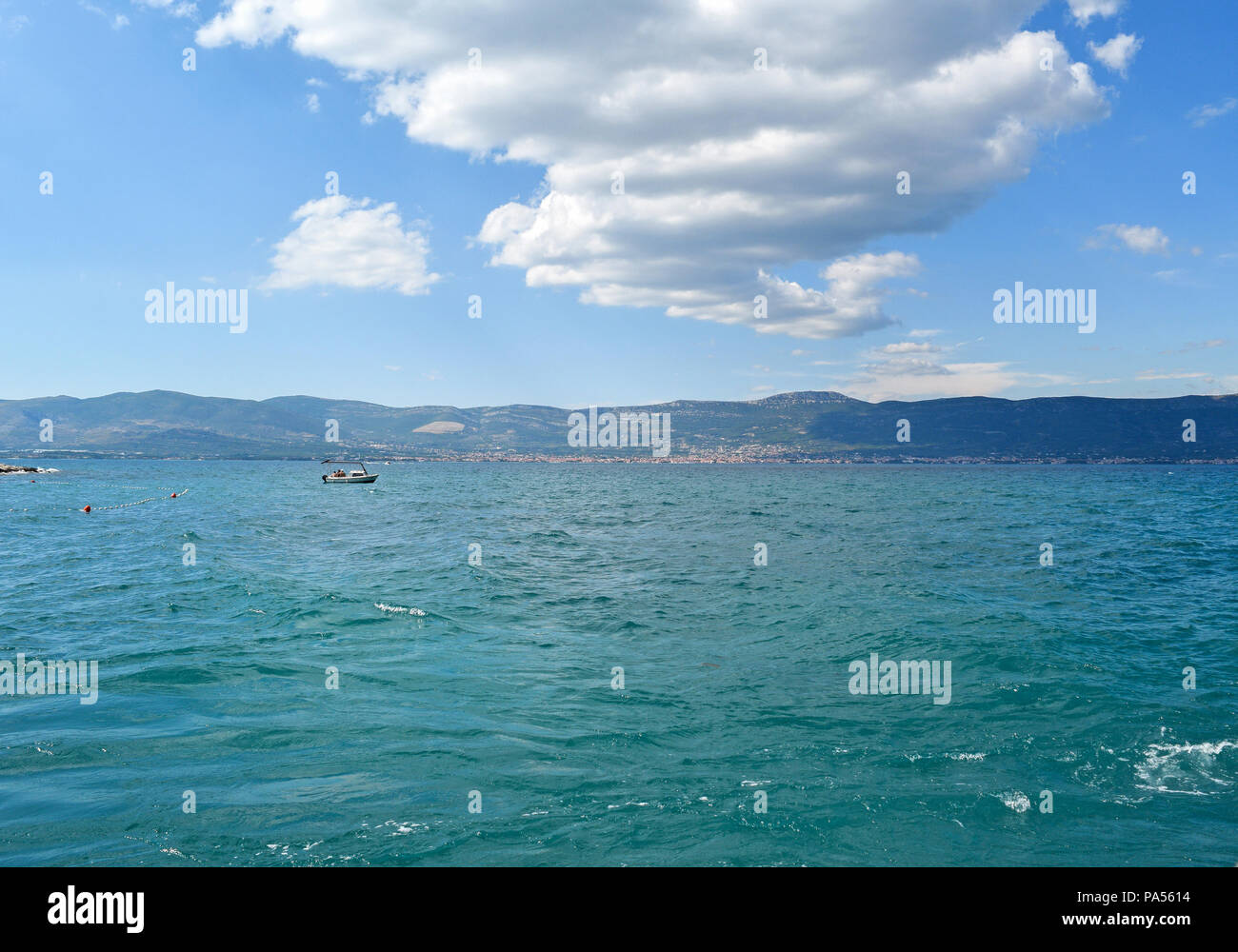 Mediterranean sea at Split in Croatia Stock Photo - Alamy