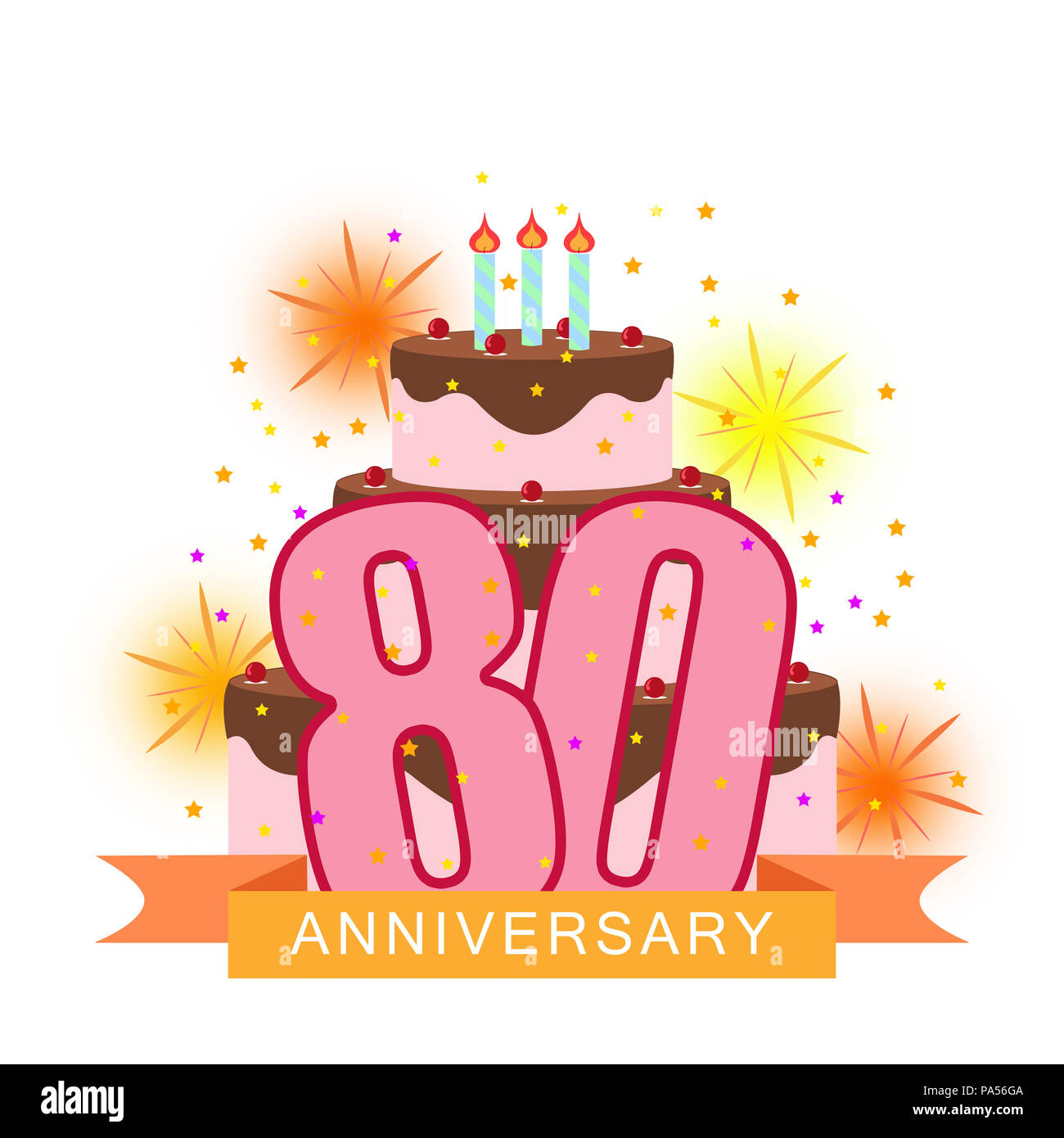 Congratulation fireworks Cut Out Stock Images & Pictures - Alamy