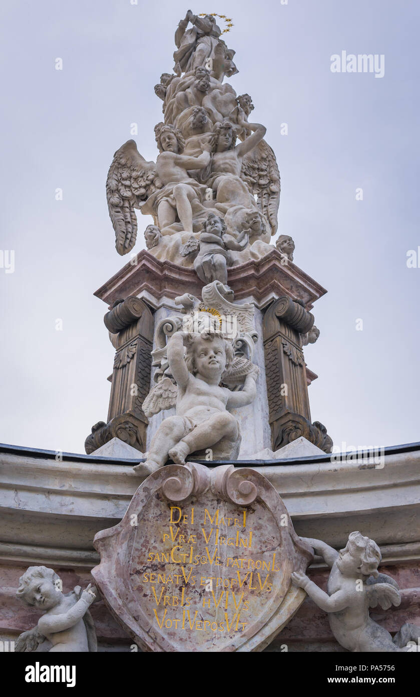 Plague column virgin mary hi-res stock photography and images - Alamy
