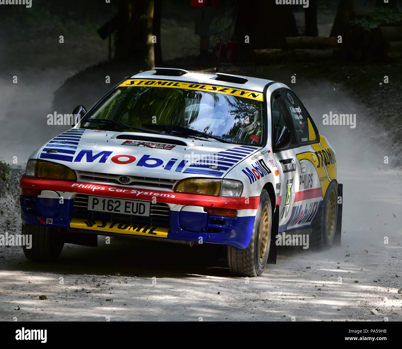 Steve Rockingham, Subaru Impreza Group A, Forest rally stage, Festival ...