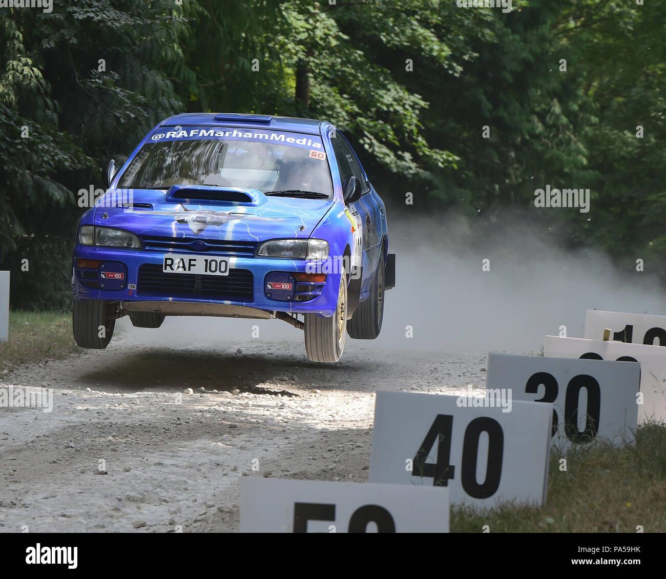 Chris Daykin, Subaru Impreza Group N, RAF 100, Forest rally stage ...