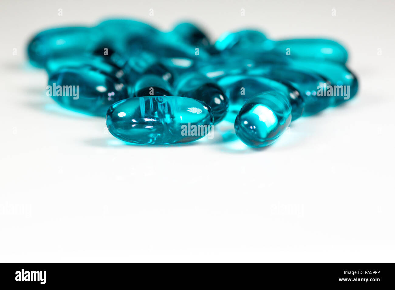 Round blue pill hi-res stock photography and images - Alamy