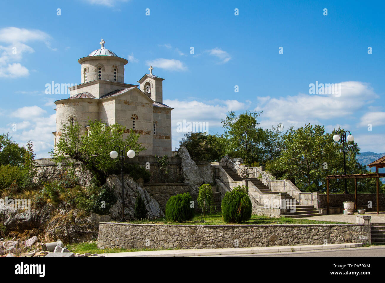 Montenegro, the lower Monastery Ostrog Church of the Holy Martyr Stanca ...