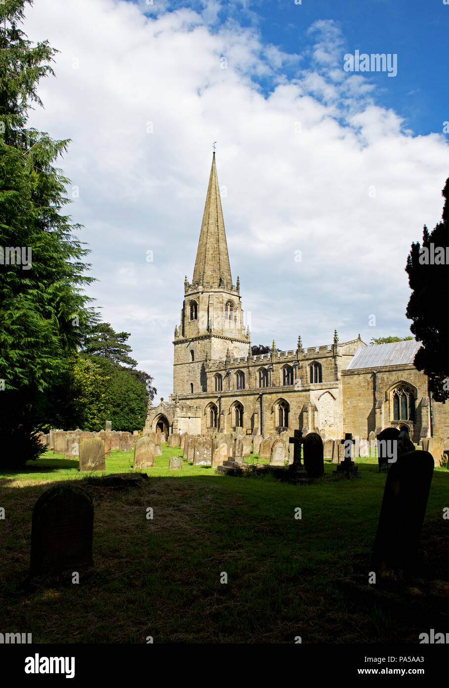 St Mary's Church, Masham, North Yorkshire, England UK Stock Photo - Alamy