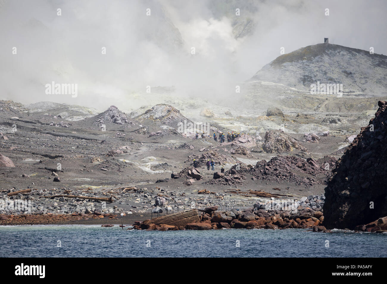 White Island active volcano, New Zealand Stock Photo - Alamy