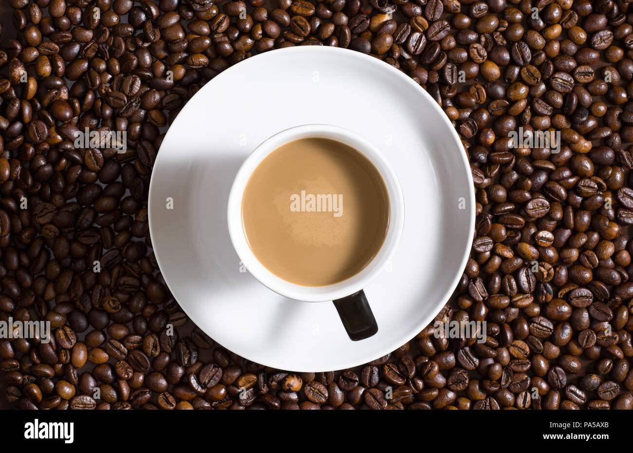 Coffee shop table background from above hi-res stock photography and ...