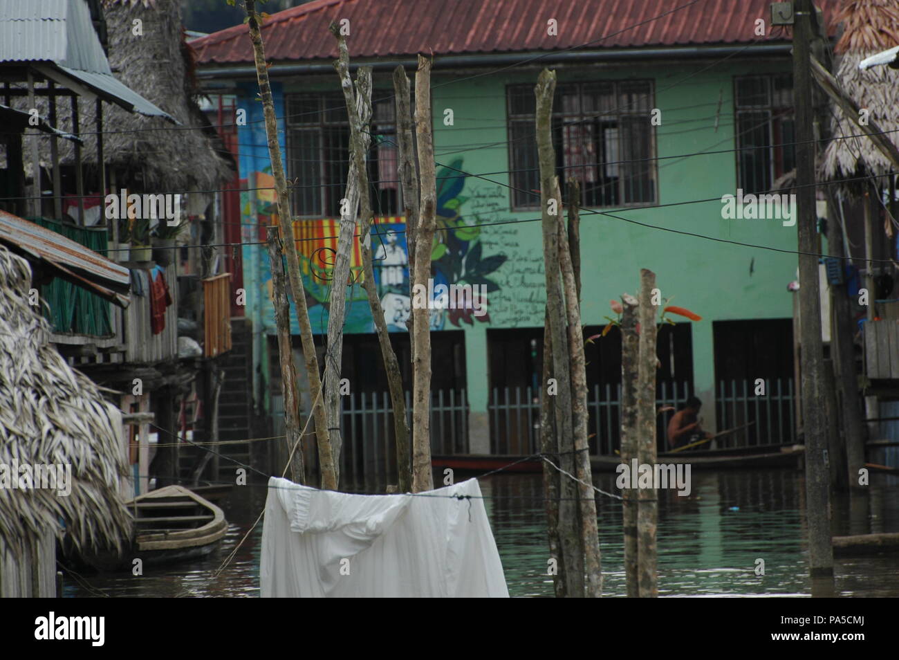 The slums of Belen village in Iquitos Stock Photo - Alamy