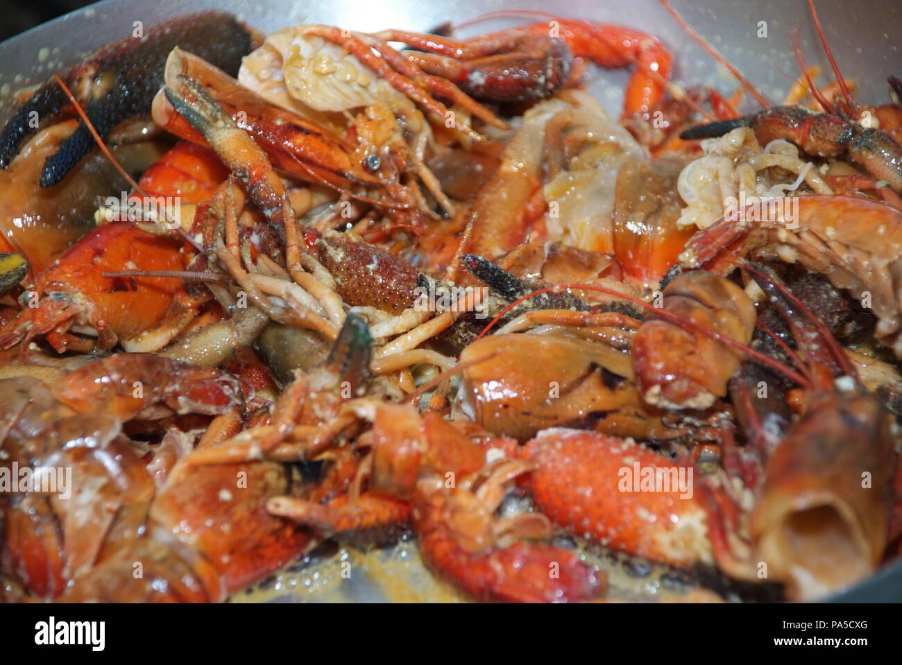 Peruvian food, shrimp suck. Typical dish of Peruvian cuisine Stock ...